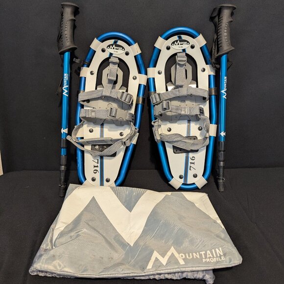 Mountain Profile | Other | New Mountain Profile Snowshoes Blue Medium ...